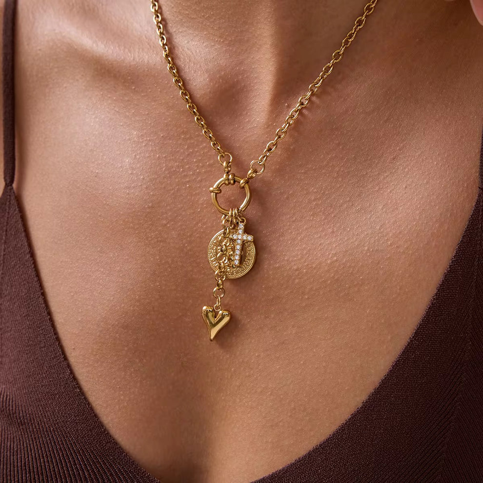 Charm Trio Necklace – Delta Charms